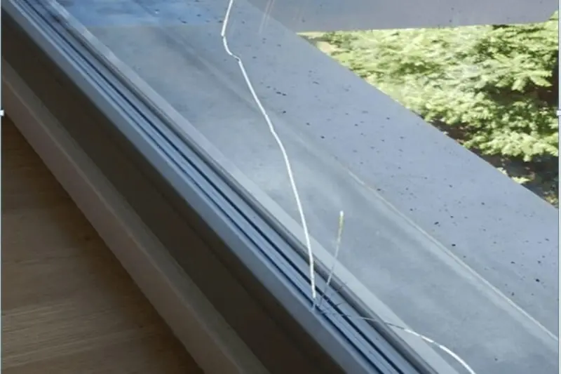 Spannungsriss Fenster Innen